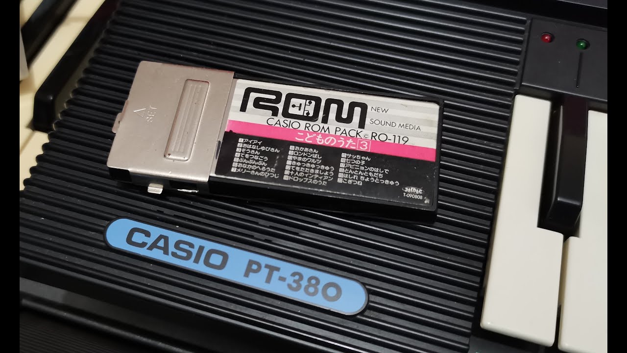 CASIO ROM PACK RO-119【こどものうた3】PT-380 Auto Play - YouTube