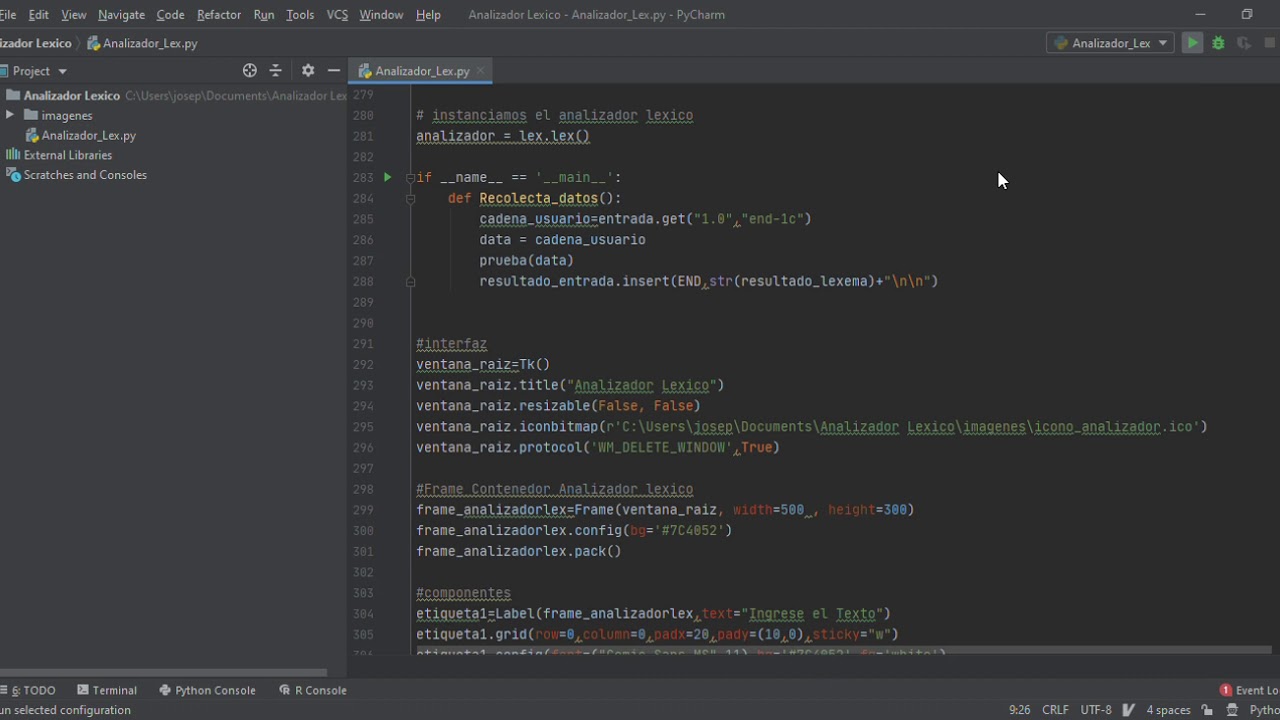 Analizador Lexico – Analizador Lex python - YouTube
