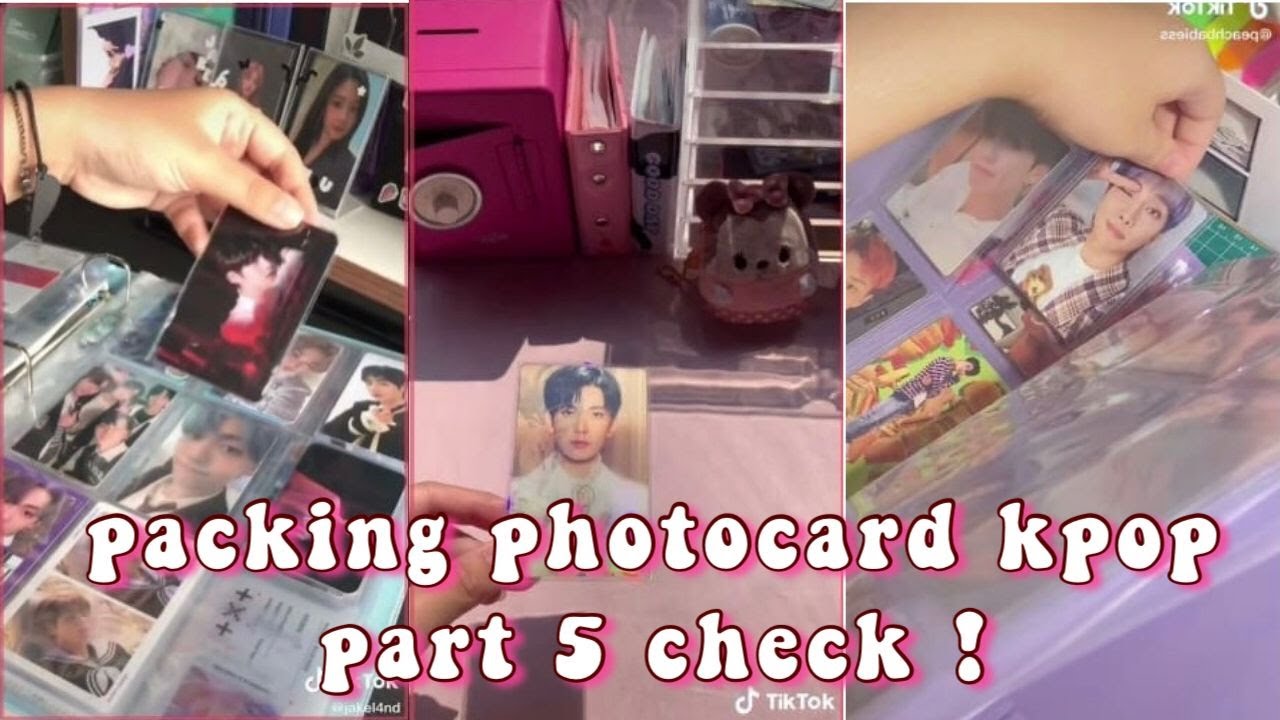 🍮 PACKING PHOTOCARD KPOP PART 5 🍮 | ASMR | SOUNDS ON | RELAXING ...