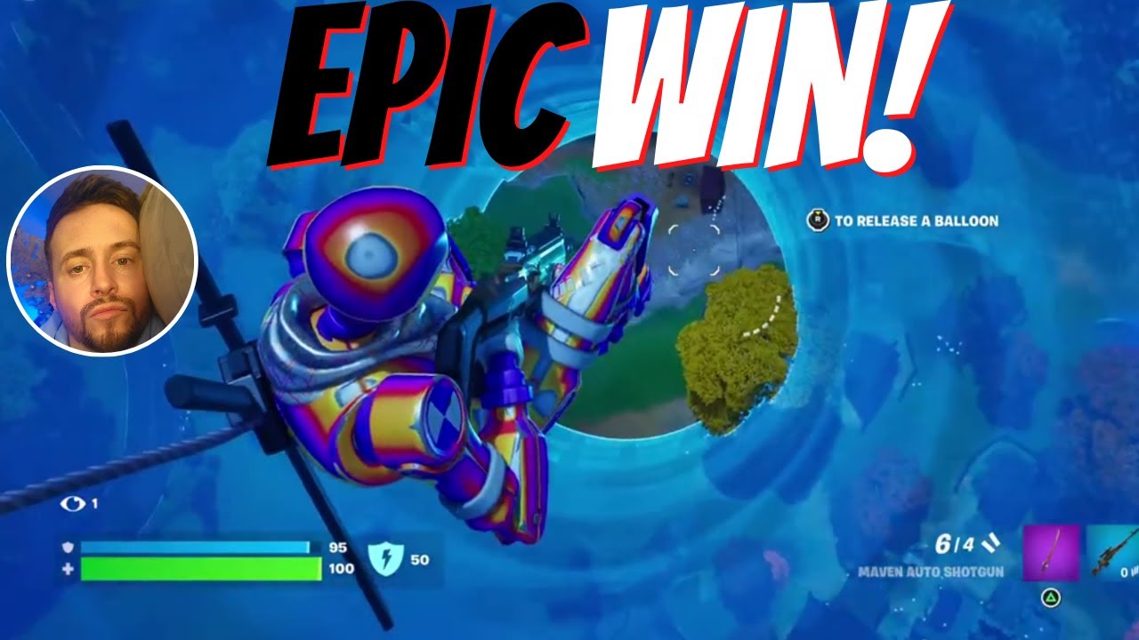 Epic win On Fortnight! Balloons are the best! - YouTube