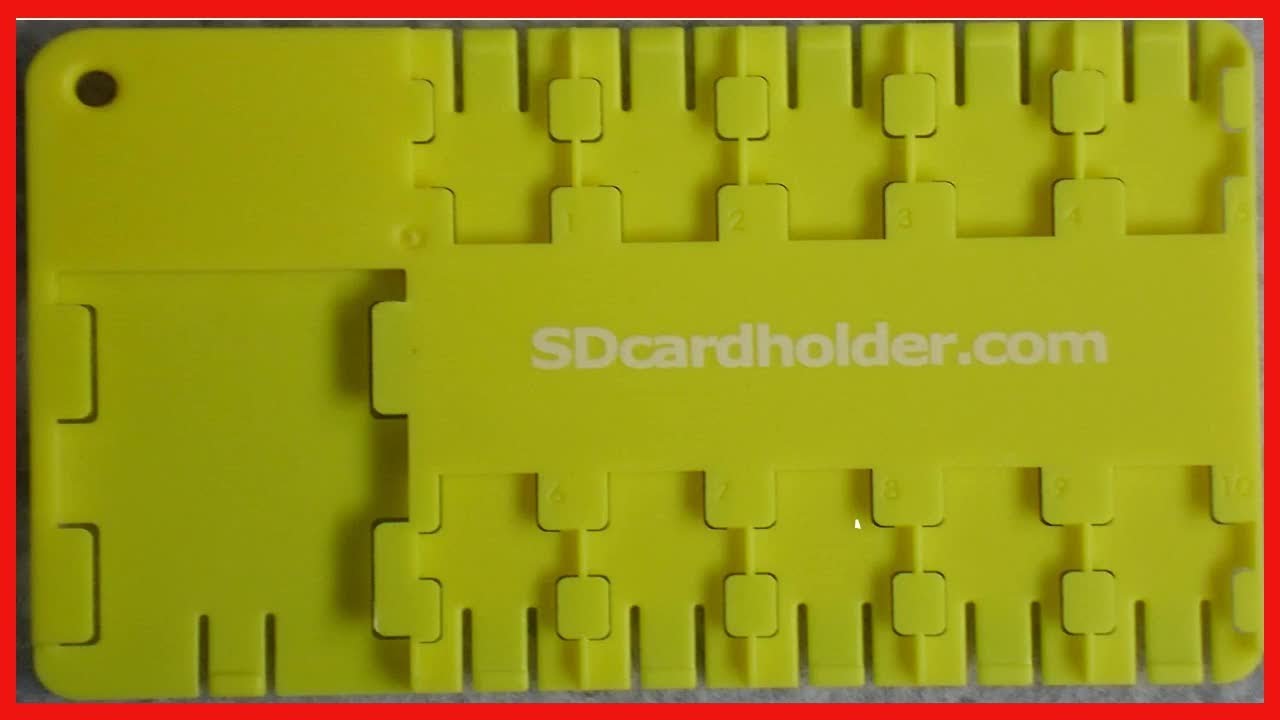 Great product - Micro SD Green Card Case, Holder, Organizer Credit Card ...