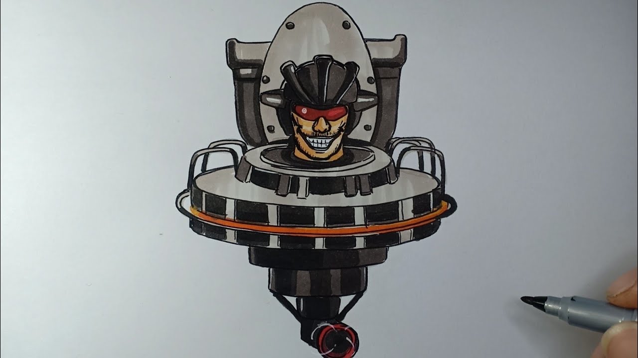 How To Draw New Astro Toilet In Skibidi Toilet 74 - YouTube