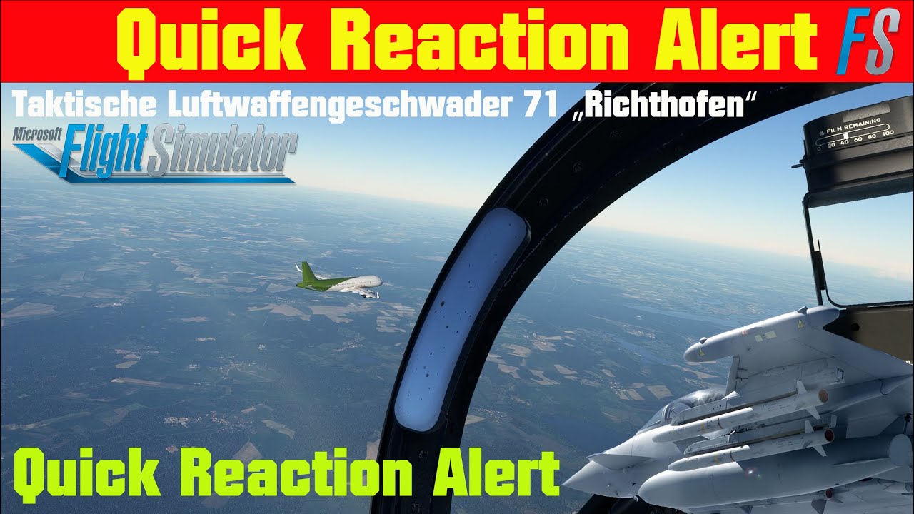 MSFS 2020 - Quick Reaction Alert - Abfangen - QRA - YouTube