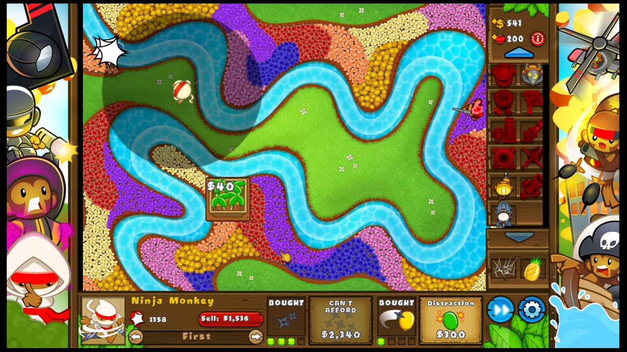bloons Tower Defense 5 bloom easy mode - YouTube