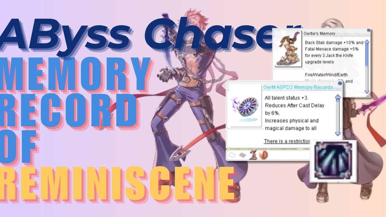 IRO: Review Abyss chaser auto spell with Records Reminiscene[Gertie's ...