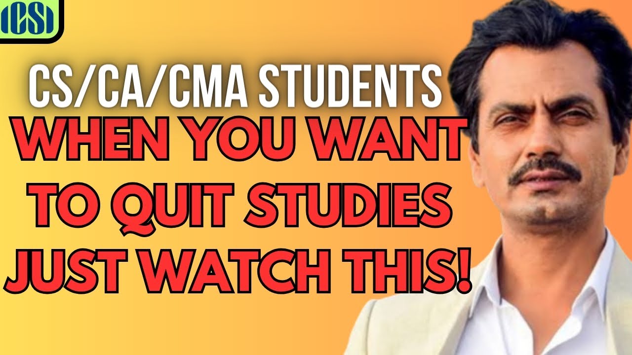 When You Feel To Quit | Best Motivation| Study Motivation| CA CS CMA| # ...