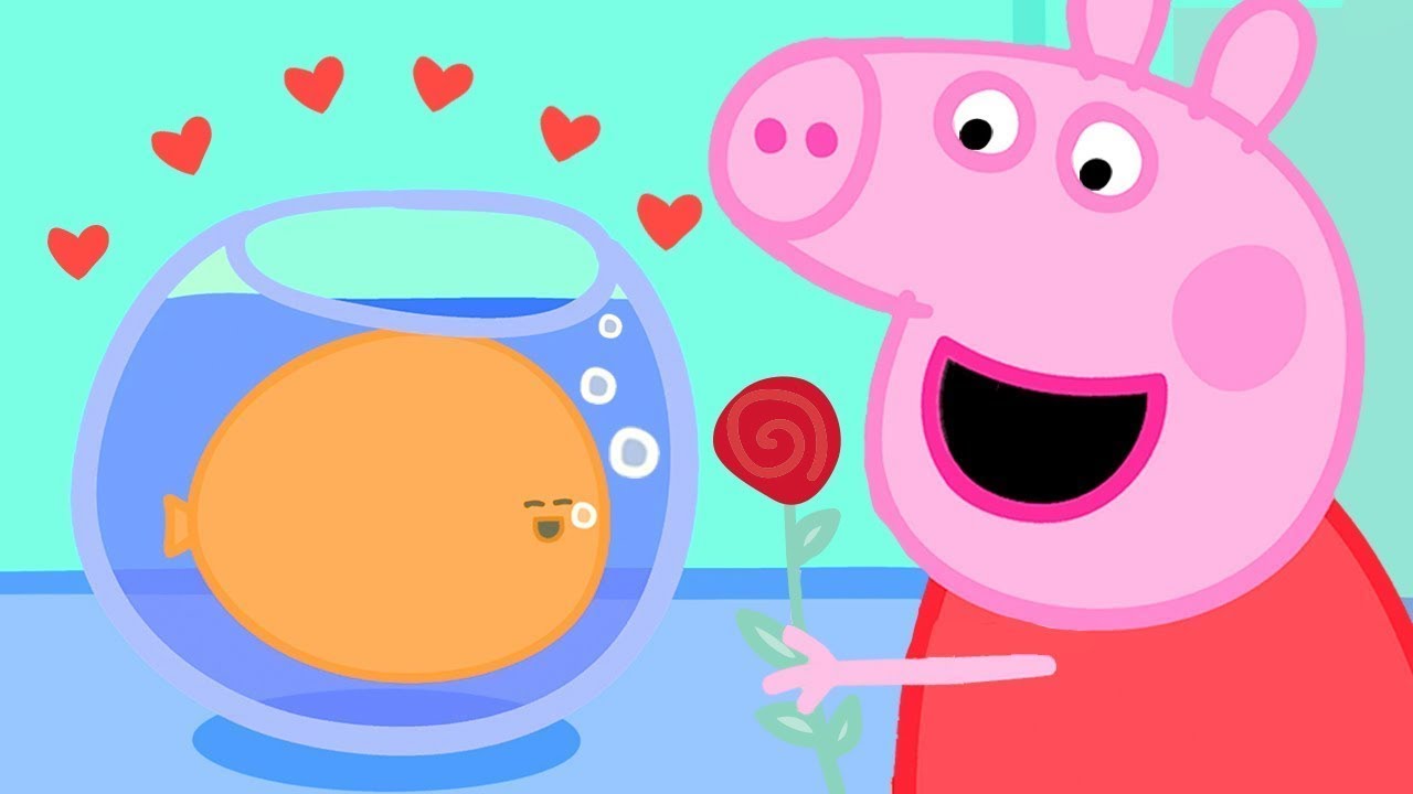 ️ Peppa Loves Goldies the Fish - Valentine's Special - YouTube