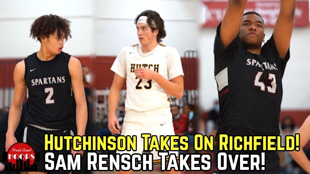 Richfield vs Hutchinson Was A Battle! Sam Rensch Goes Off For 35! - YouTube