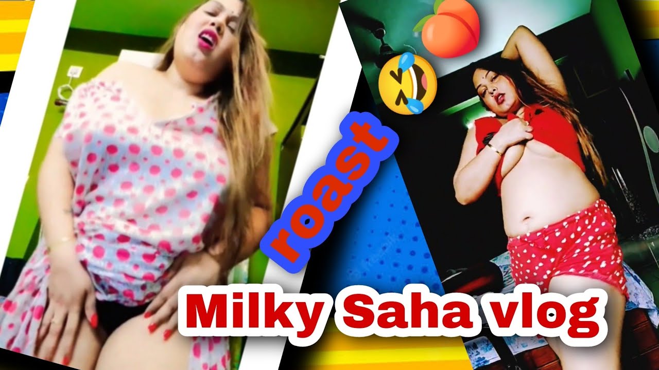 Milky Saha vlog 🍑|| boudi roast||#roasting @milkysaha5148 #Rik bcb roasting - YouTube