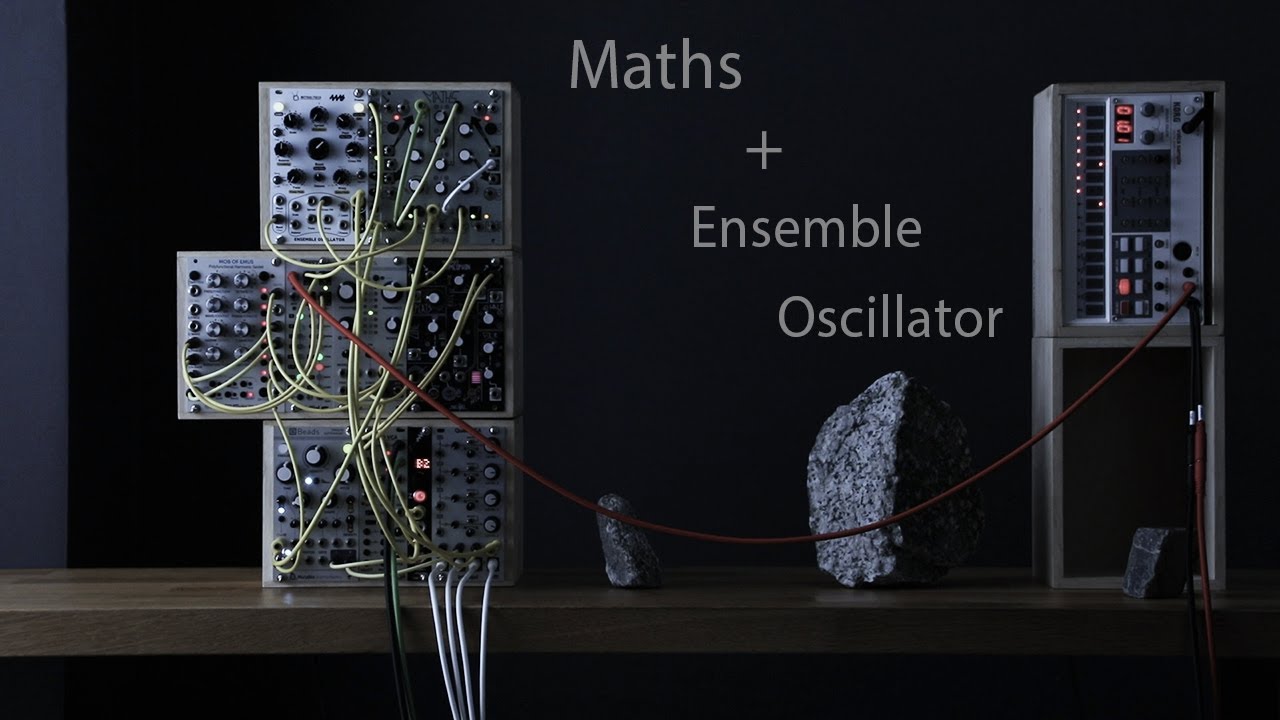 MATHS + Ensemble Oscillator Ambient / Volca Sample Mob of Emus Beads Plaits - YouTube