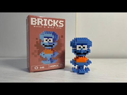 MINI LEGO BRICKS BLOCKS KARAKTER 046 SQUIDWARD - YouTube