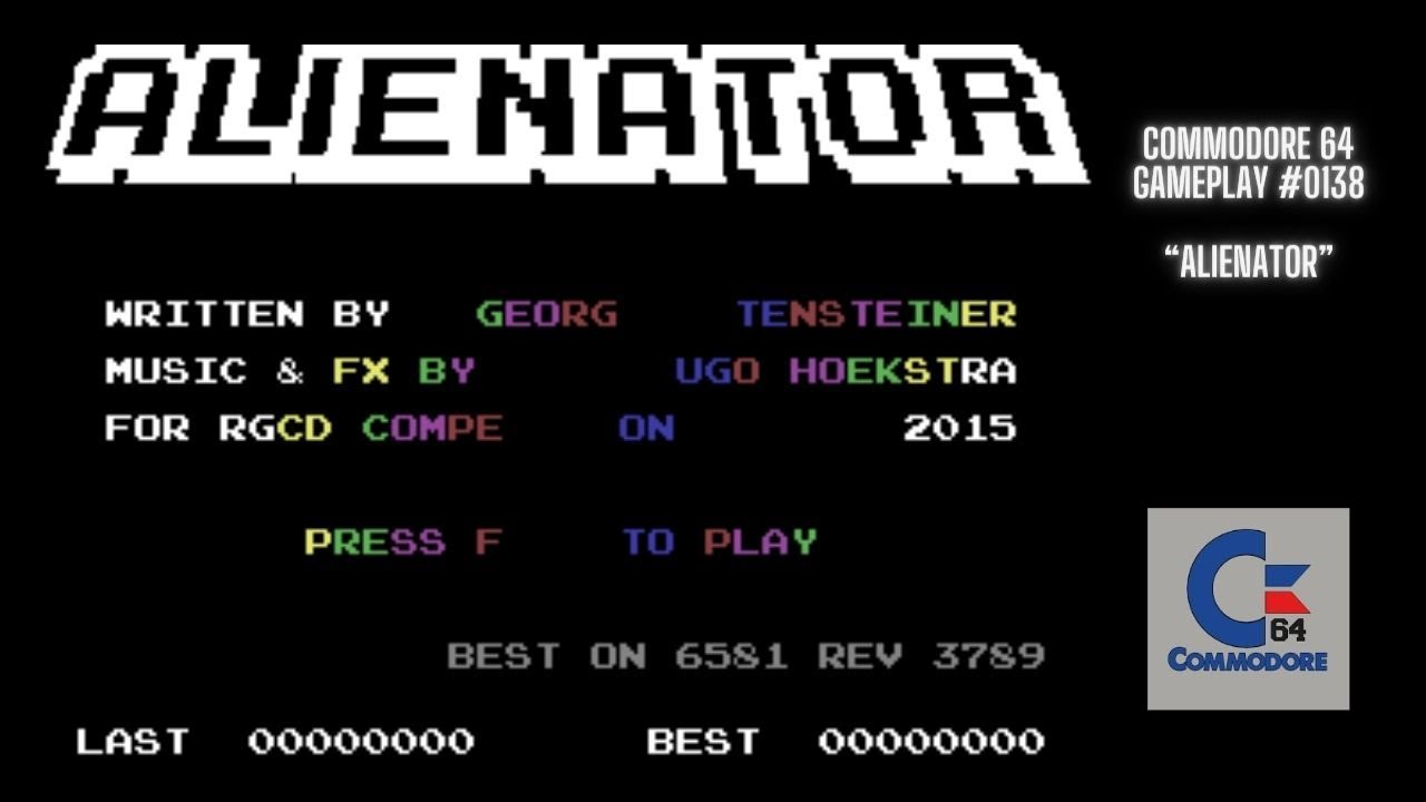 Alienator (Commodore 64 / Gameplay #0138) - YouTube