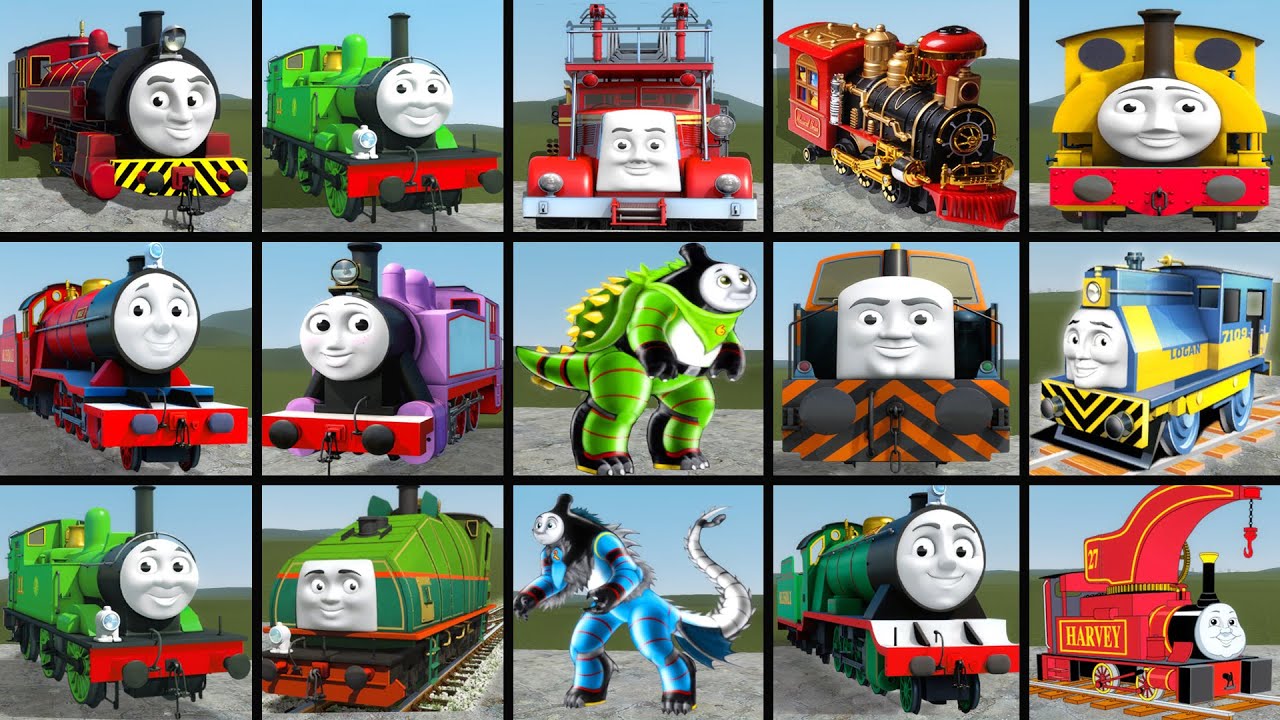 NEW ALL THOMAS MONSTERS NEW CLONE 2D IN GARRY'S MOD - YouTube