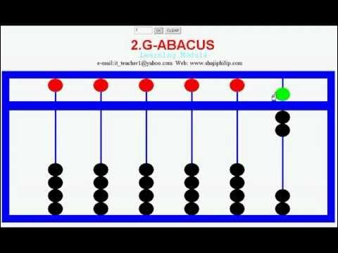 soroban abacus abaküs tutorial -Lesson Easy Math المعداد الرياضيات - YouTube