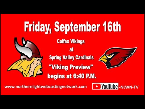 Colfax HS Football at Spring Valley - YouTube