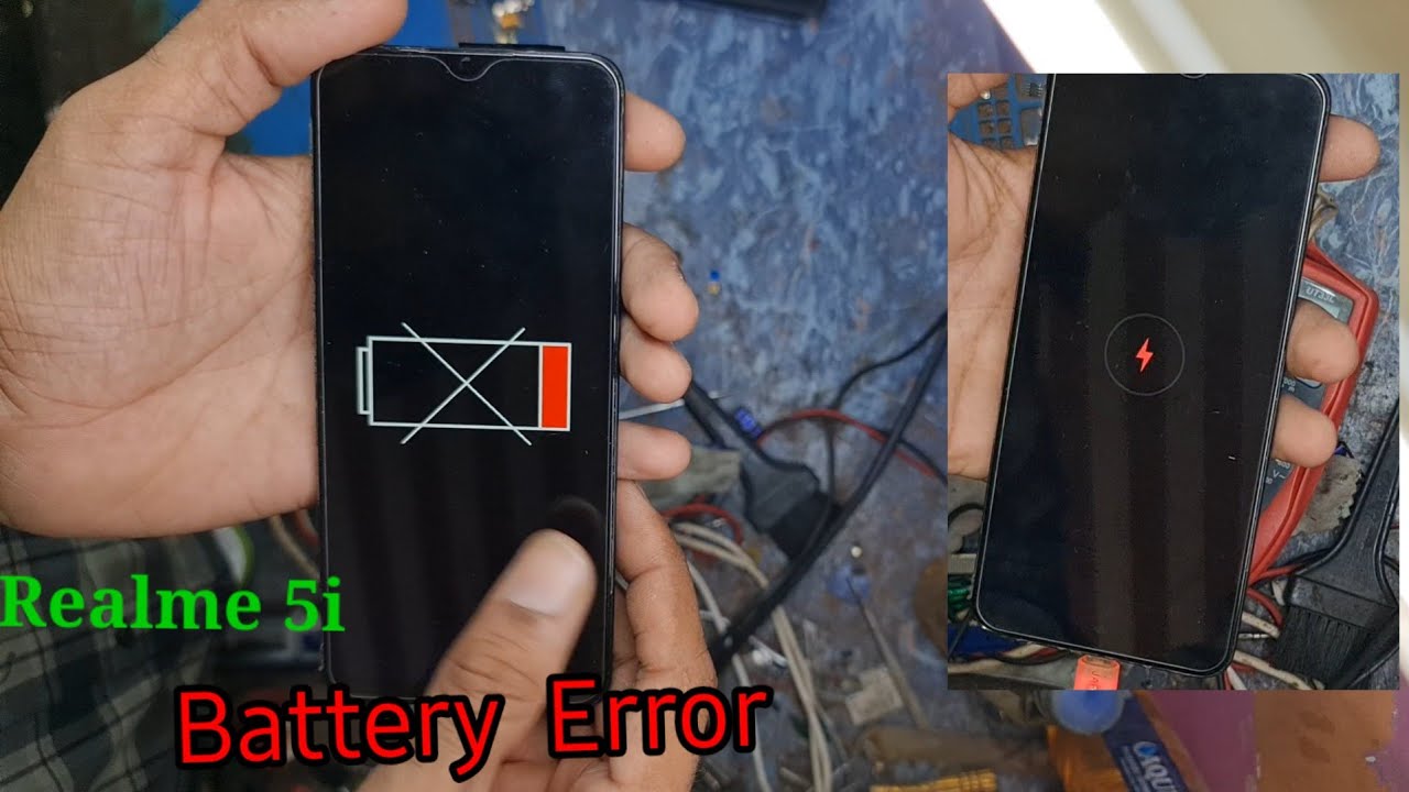 Realme 5i Battery 🔋 Error Solution Charging Problem - YouTube