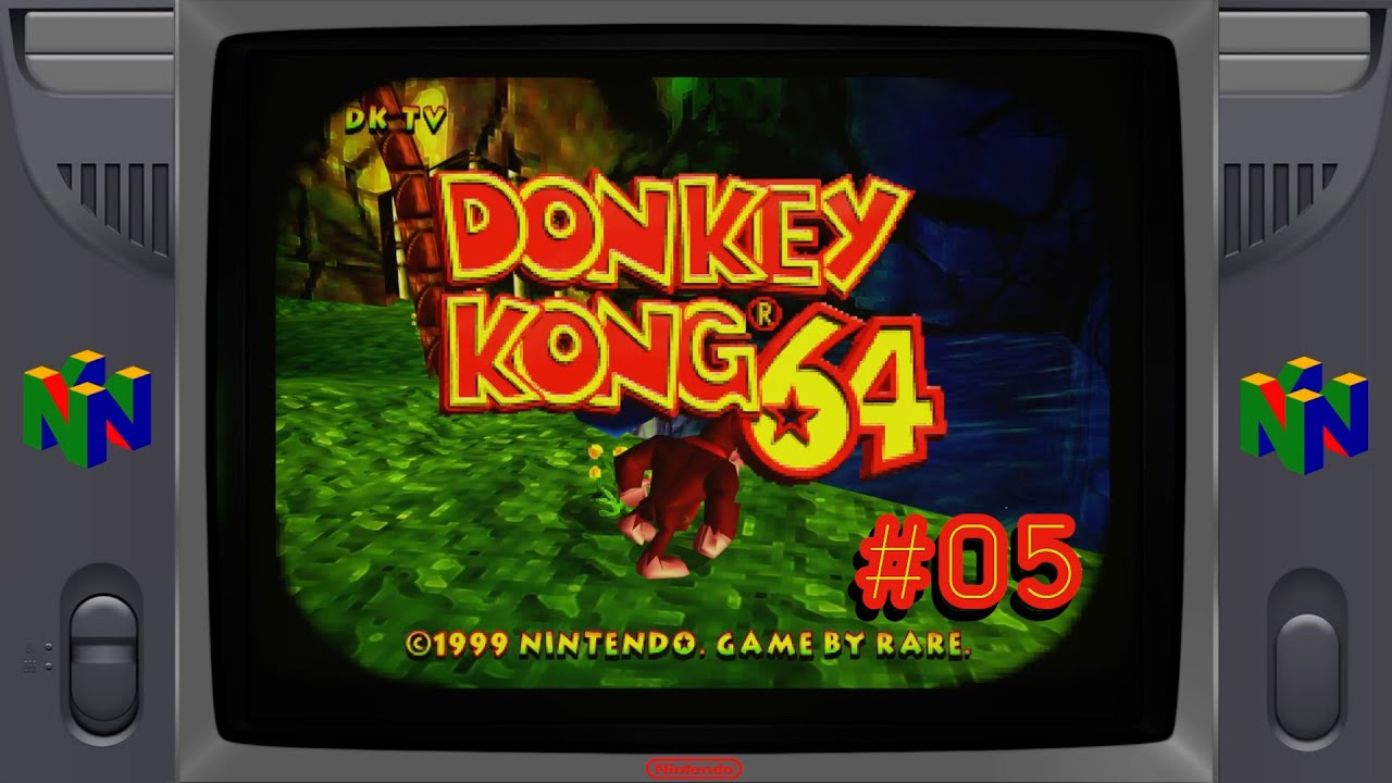 [N64] Donkey Kong 64 (1999) (#05: Jungle Japes, Frantic Factory) - YouTube