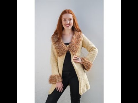 Lion's Coat & Quantum Skirt Machine Knitting Patterns - YouTube