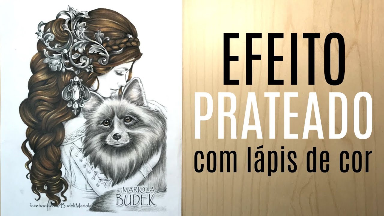 Efeito prateado com lápis de cor - Silver Effect with Polychromos ...