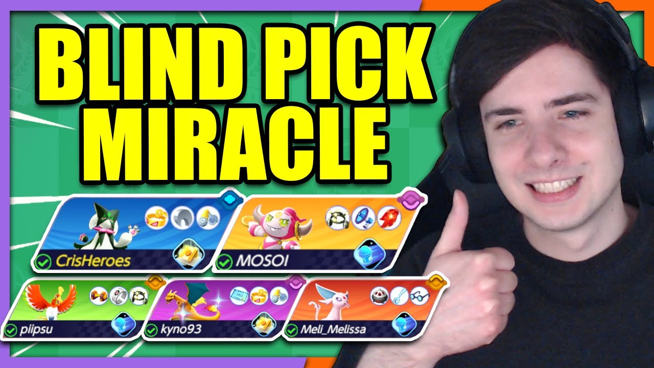 ONE in a MILLION Blind Pick Ranked Game | Pokemon Unite - YouTube
