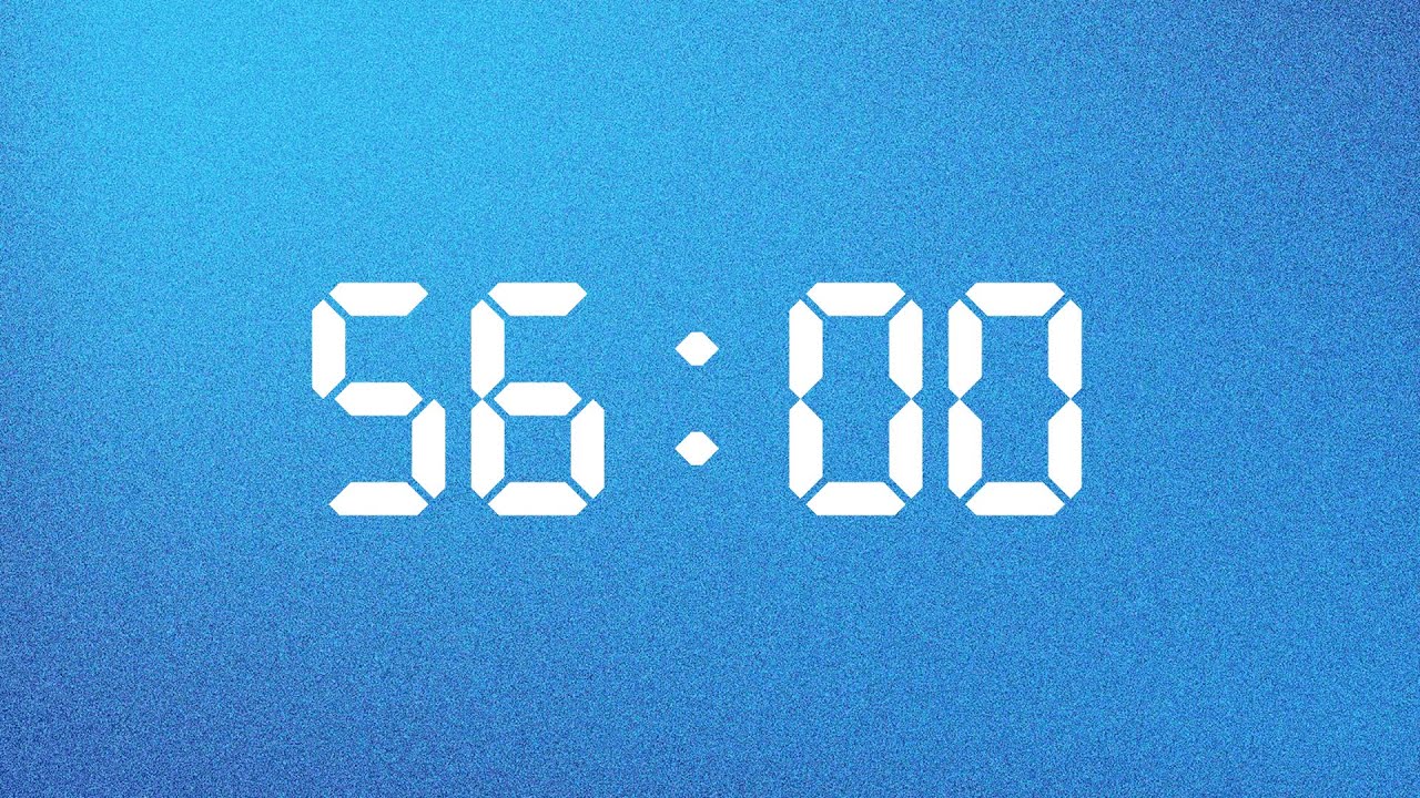 56 Minute Timer to Think Clearly. Create Boldly. Flow Forward | Aqua ...