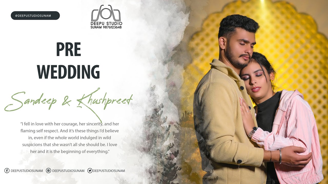 PUNJABI PRE WEDDING VIDEO 2022 SANDEEP & KHUSHPREET / DEEPU STUDIO SUNAM / 9876123648 ...