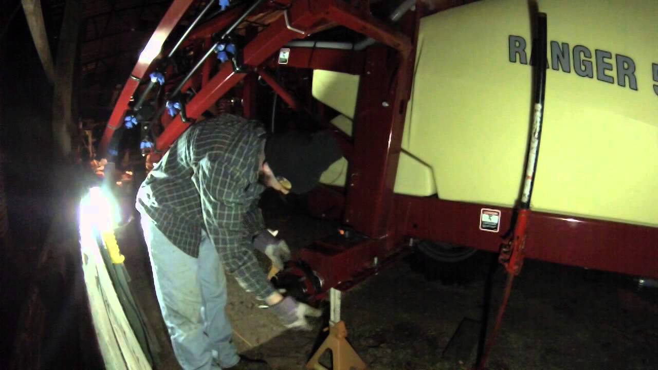Hardi Sprayer Wheel Spacing and Speed Sensor - YouTube