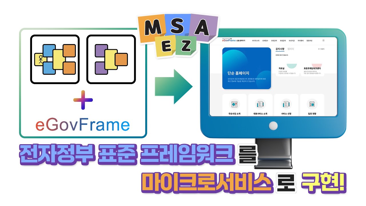 전자정부 표준 프레임워크 기반 Cna 설계 Msa의 구현 4 Msa 구현 패턴과 전자정부 프레임워크 Youtube
