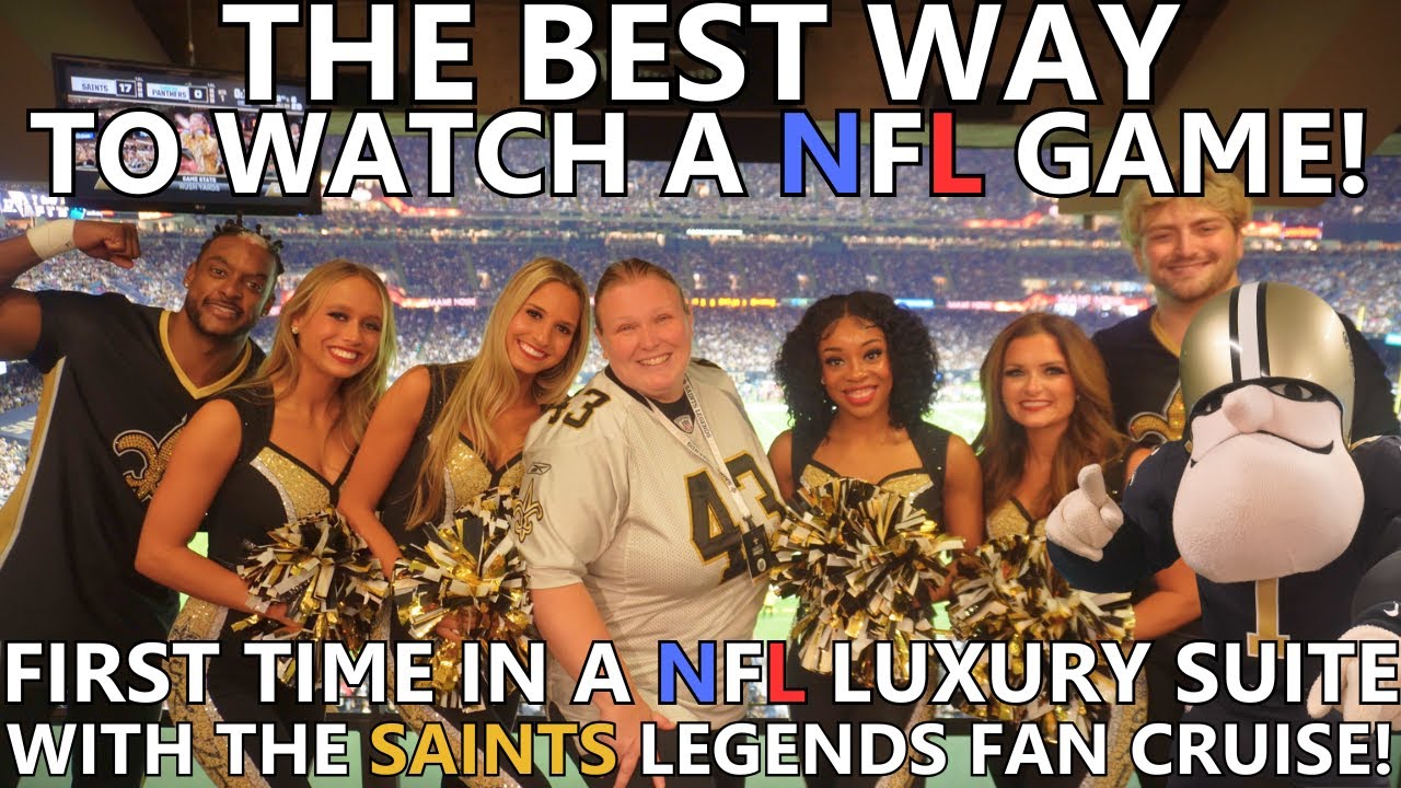 Experience a NFL Luxury Suite with Us! Our first time thanks to Saints ...