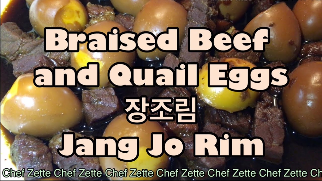 [KOR/ENG SUB] Korean Braised Beef and Quail Eggs 소고기 메추리알 장조림 Jang Jo ...
