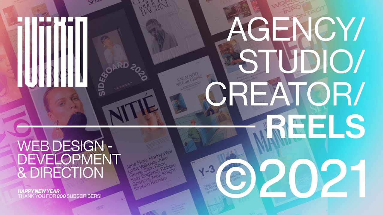 Agency / Studio / Creator - 2021 Reels | Web Design & Development - YouTube
