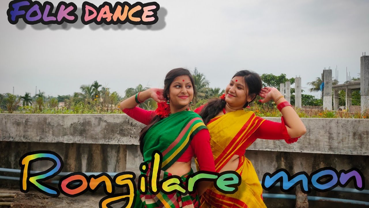 Rongila re mon|| folk dance||dance choreography by Jaya - YouTube