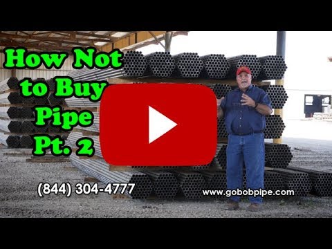 How Not to Buy Pipe Part 2 from GoBob Pipe and Steel - YouTube