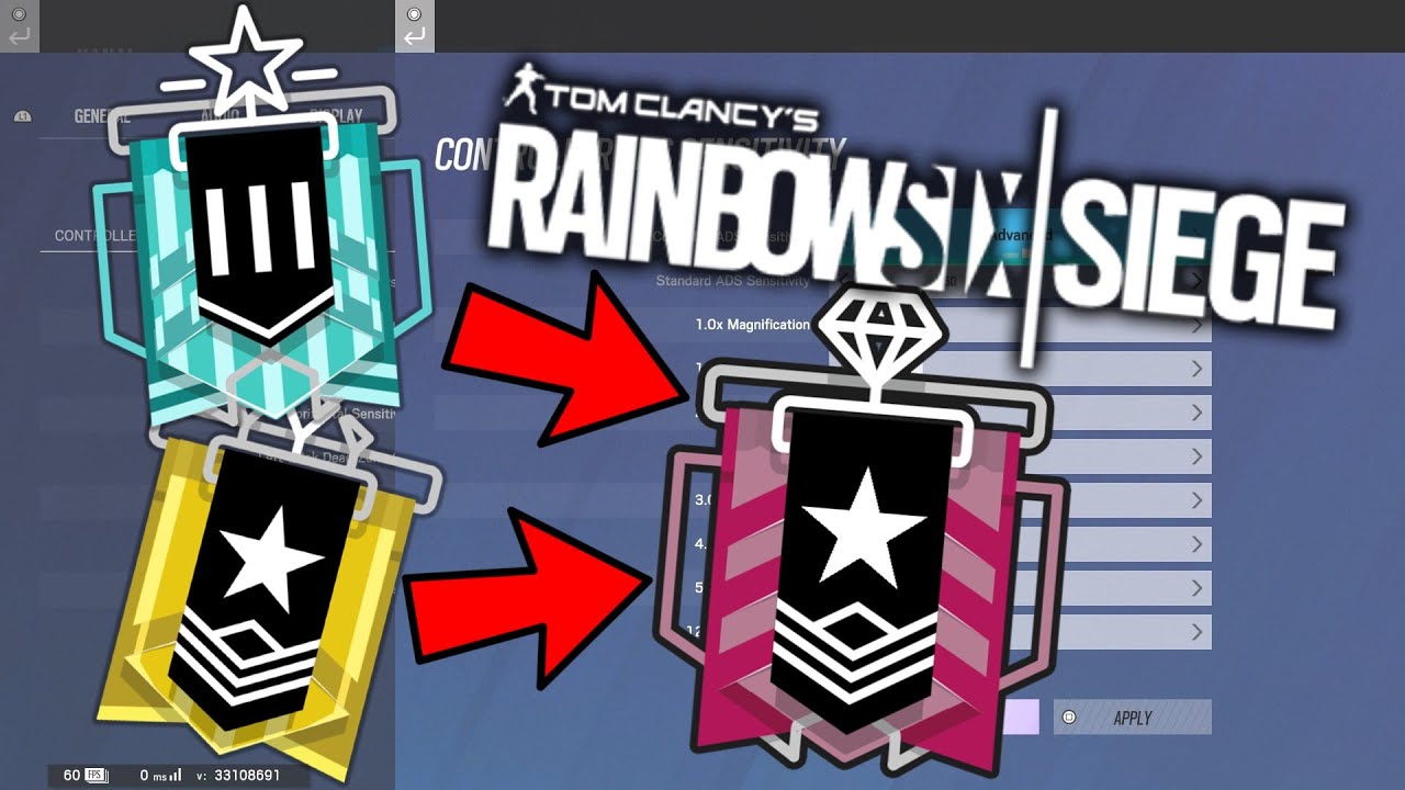 BEST SENS/SETTINGS RAINBOW SIX SIEGE II PS4/PS5/XBOX - YouTube
