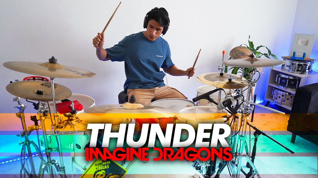 THUNDER - Imagine Dragons (*DRUM COVER*) - YouTube