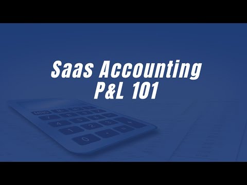 SaaS Accounting for Startups, SaaS P&L Template for Financial Reporting ...