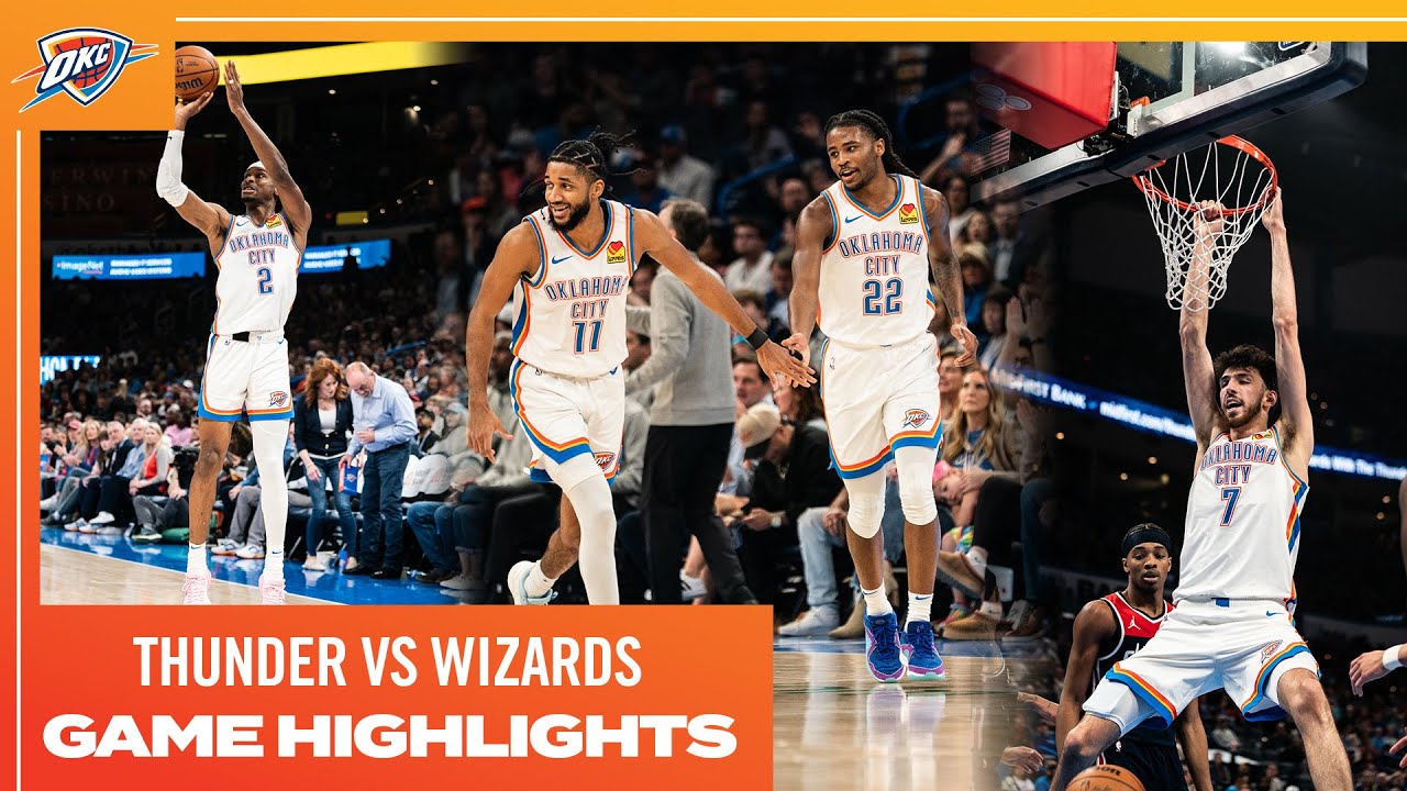 OKC Thunder vs Washington Wizards | Game Highlights | February 23, 2024 ...