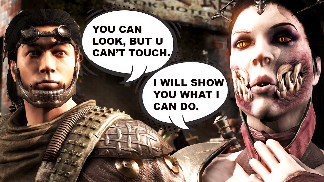 Mortal Kombat X - Takeda All Interactions Dialogue With Female ...
