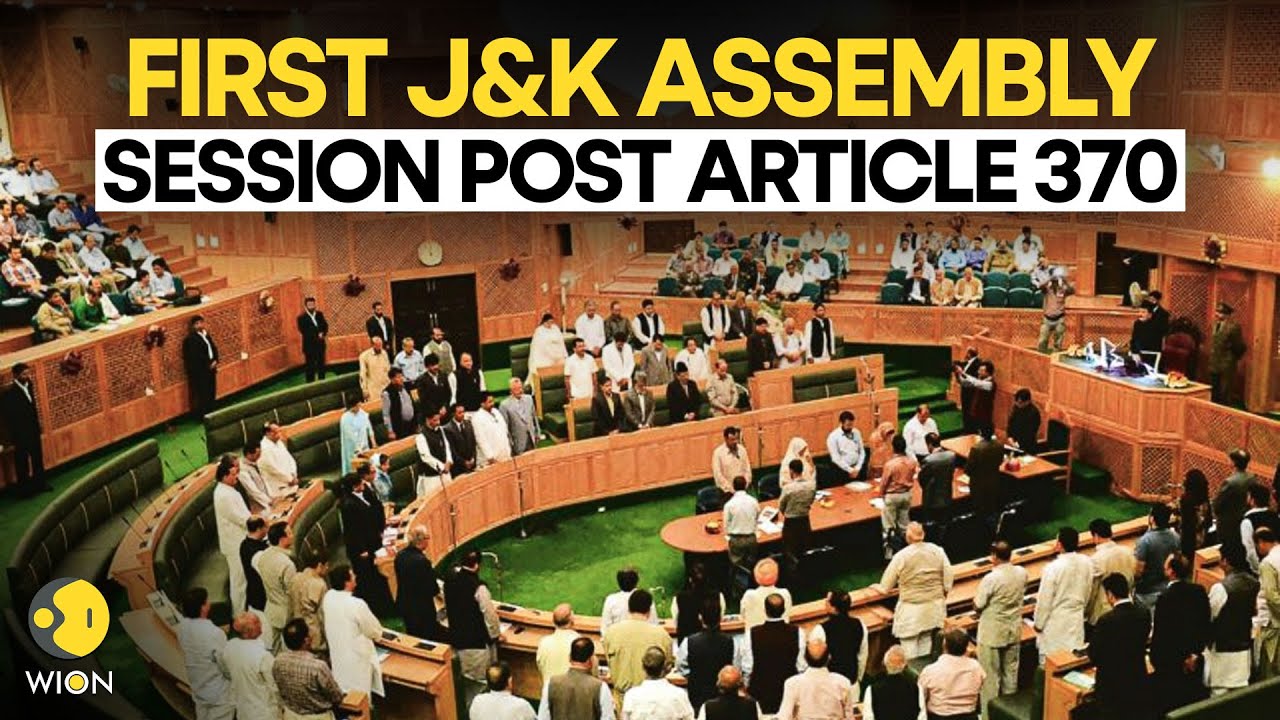 Jammu & Kashmir Assembly Session LIVE: First J&K Assembly Session Post ...