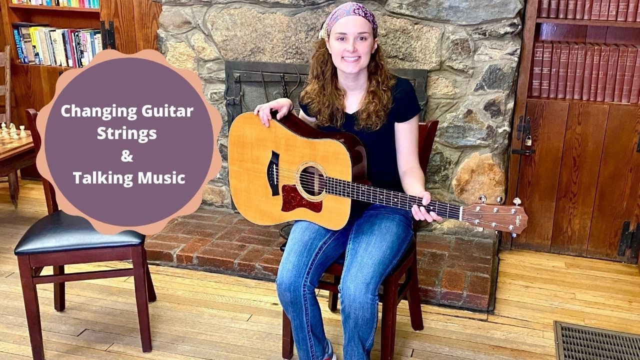 Changing Guitar Strings and Talking Music - YouTube