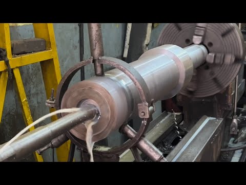 Boring Technique on manual lathe machine - YouTube