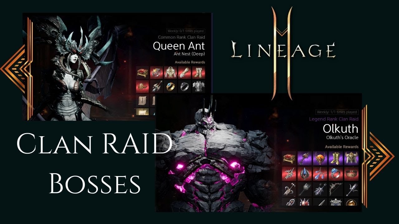 Lineage 2 M Clan Bosses Craft y Gameplay - YouTube