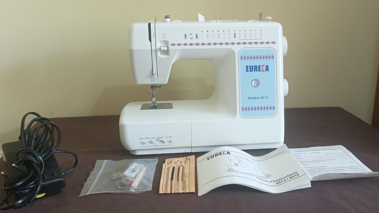 machine a coudre eureka 8513 - YouTube
