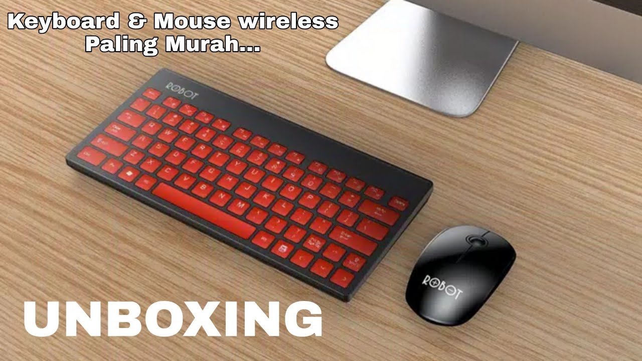 Unboxing Keyboard dan Mouse wireless Paling Murah... Berkualitas - YouTube