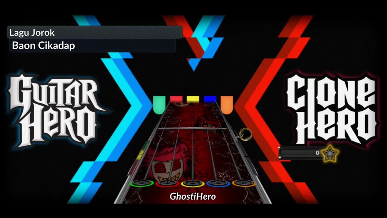 BAON CIKADAP - Lagu Jorok | Clone Hero | DualShock | Expert | FULL COMBO - YouTube