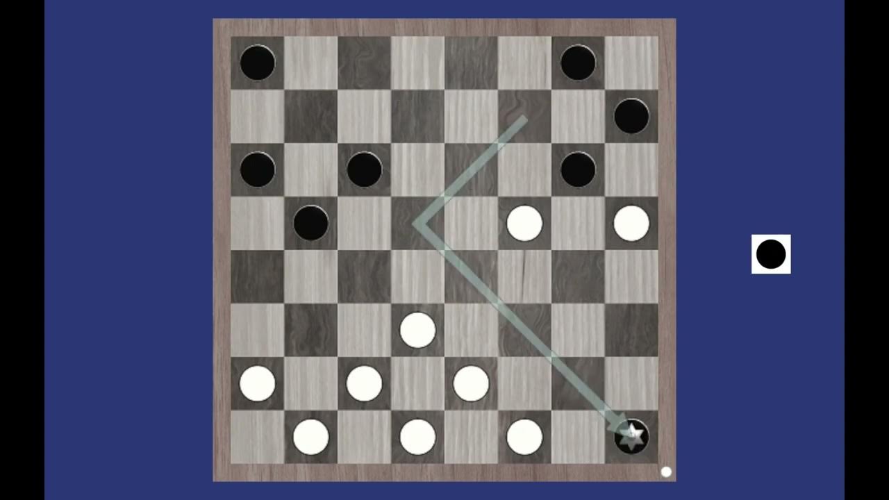 Spanish Checkers Game10-1BlackWin - YouTube