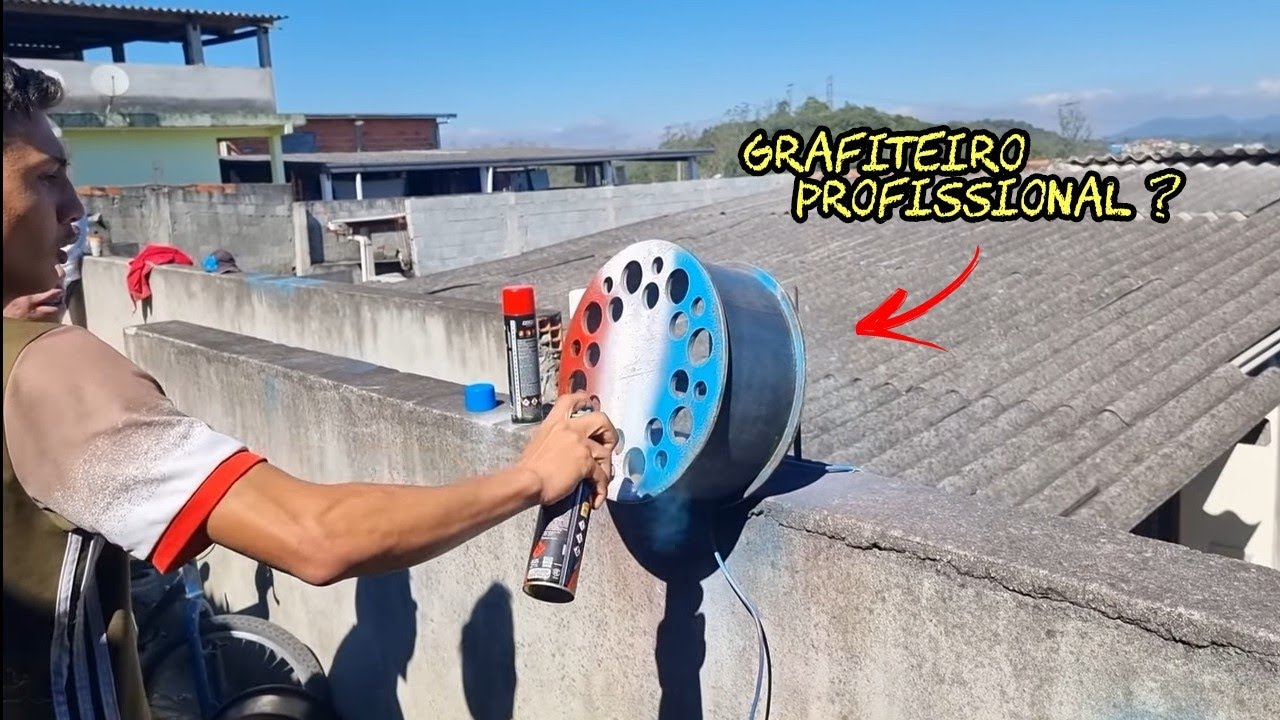 RUSSINHO PEDIU PARA O WESLEY FAZER UM GRAFFITI NA CARRETILHA OLHA COMO ...