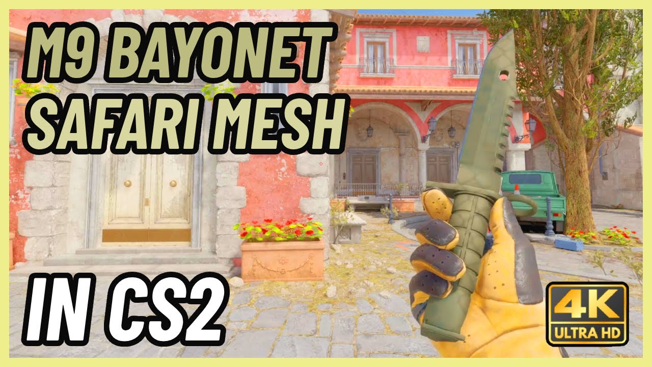 CS2 M9 Bayonet Safari Mesh | CS2 Knife In-Game Showcase [4K] - YouTube