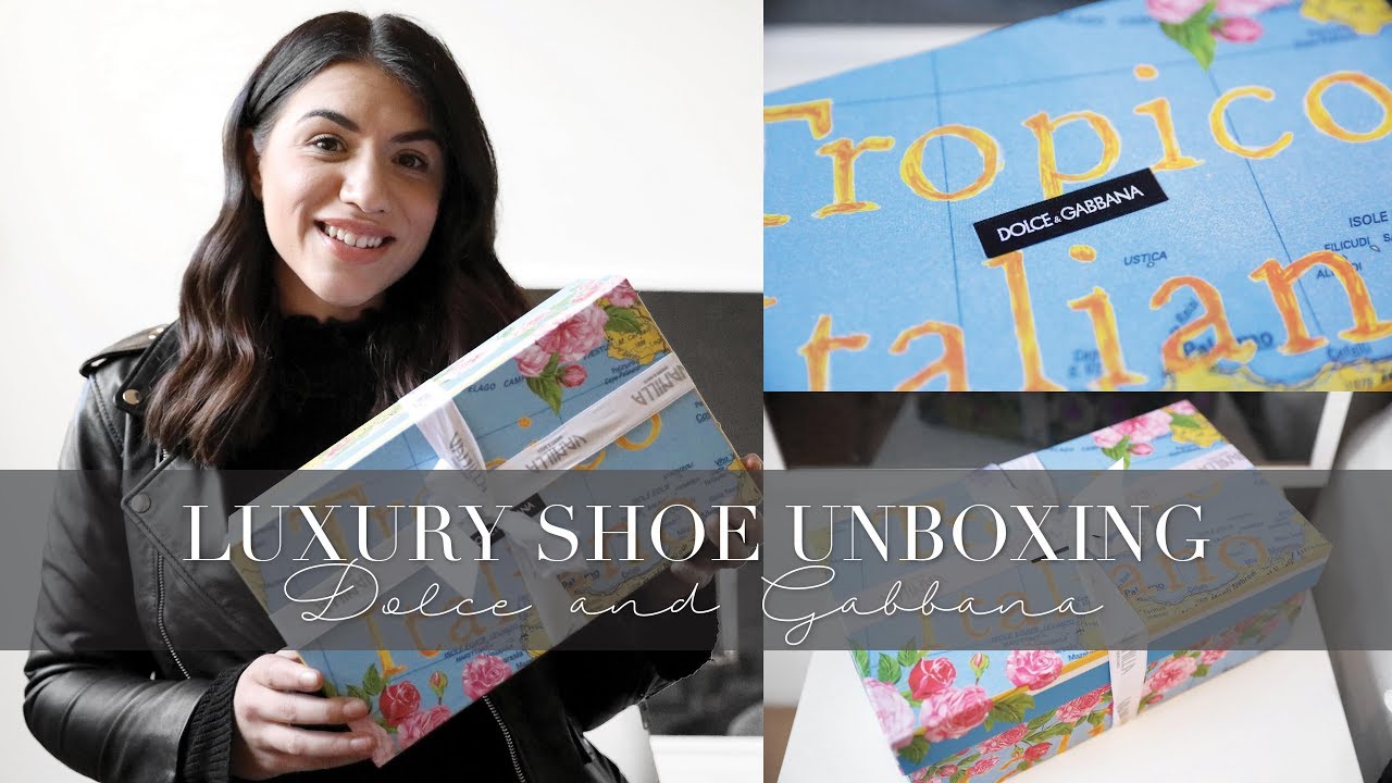 LUXURY SHOE UNBOXING: DOLCE & GABBANA | TWICE BLESSED - YouTube