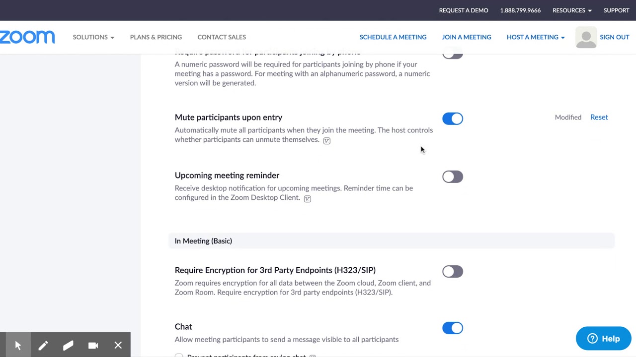 Setting up Profile Settings in Zoom - YouTube